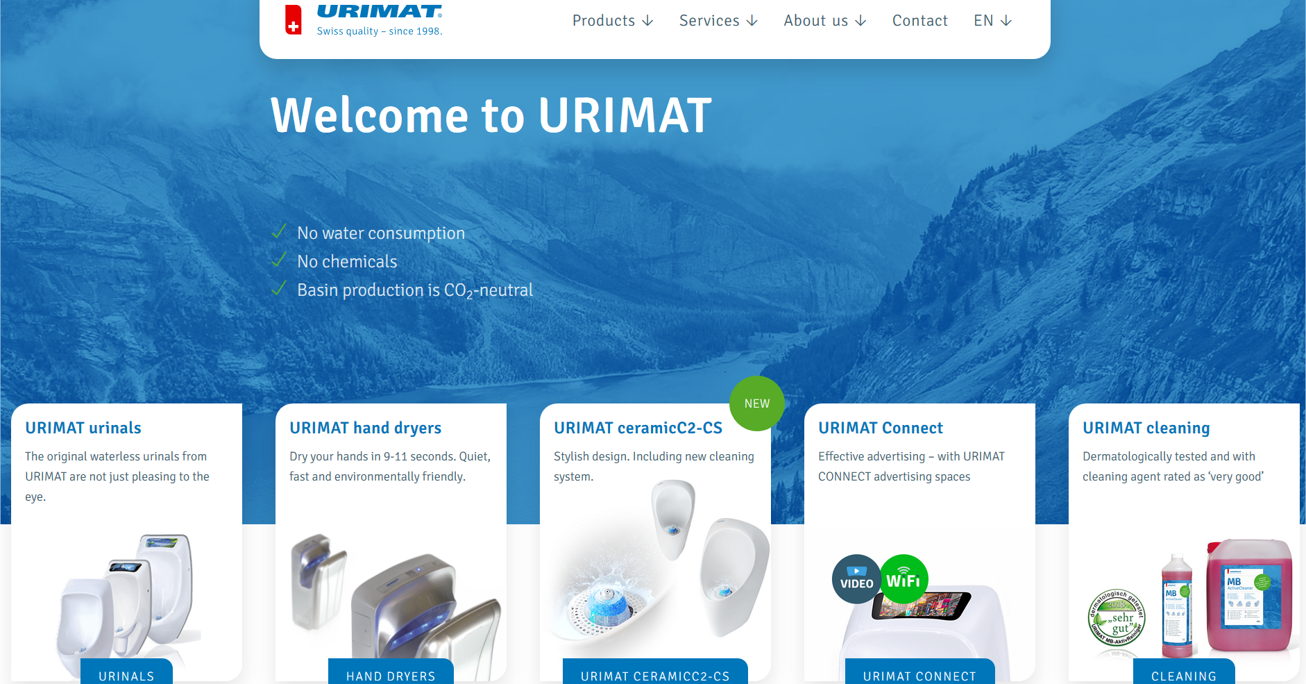 URIMAT: Innovative Waterless Urinals & Eco-Friendly Sanitary Solutions ...